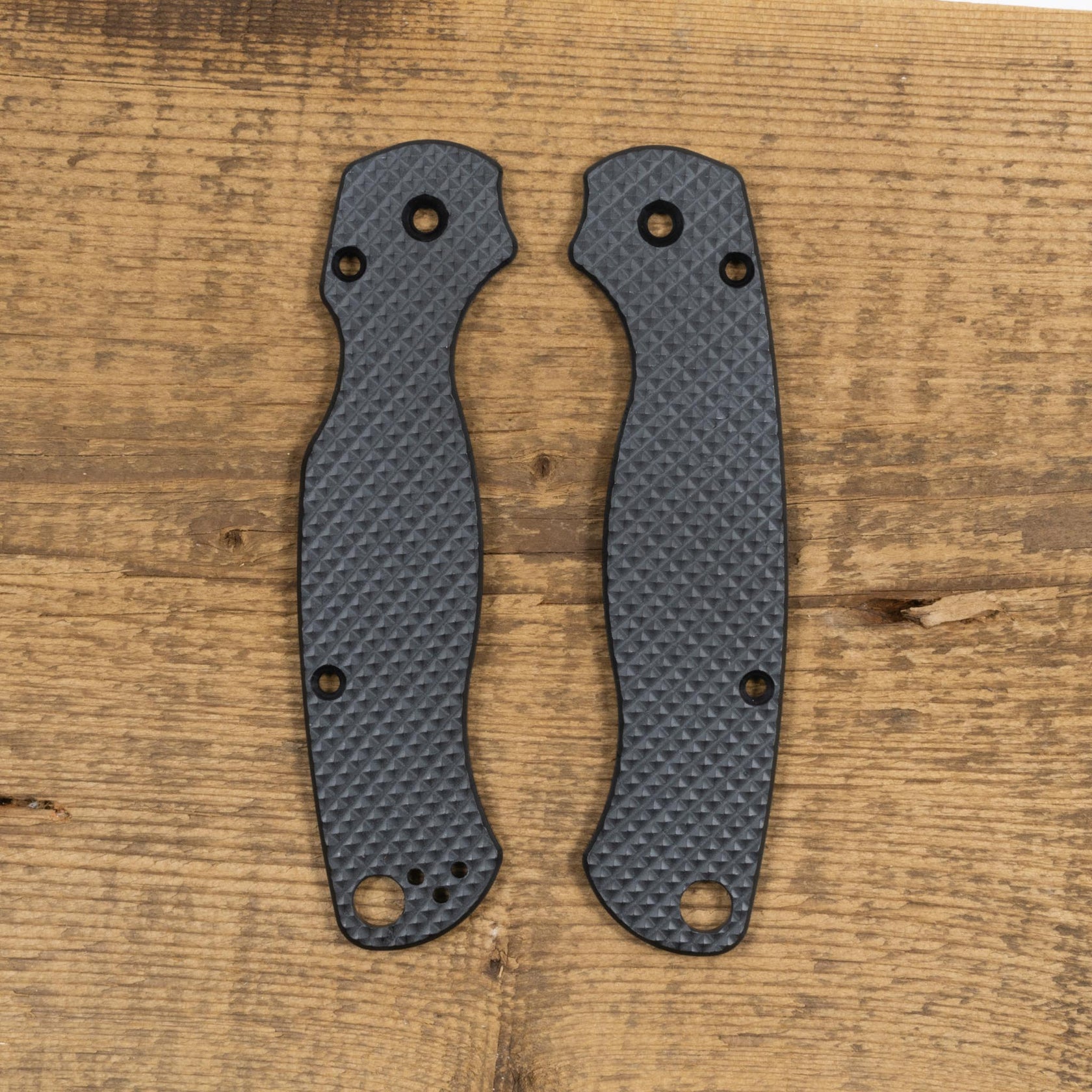 Spyderco Paramilitary PM2 Black Ultem Scale Sets – Ripp's Garage Tech LLC