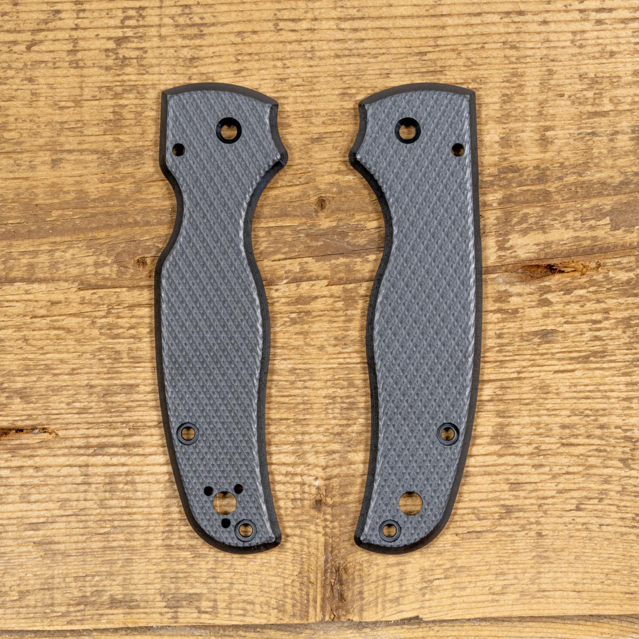 Spyderco Shaman Black ULTEM Scale sets – Ripp's Garage Tech LLC