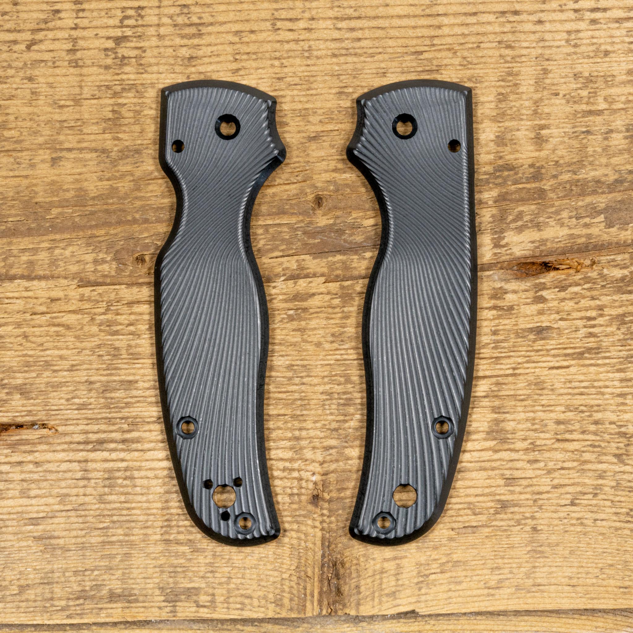 Spyderco Shaman Black ULTEM Scale sets – Ripp's Garage Tech LLC