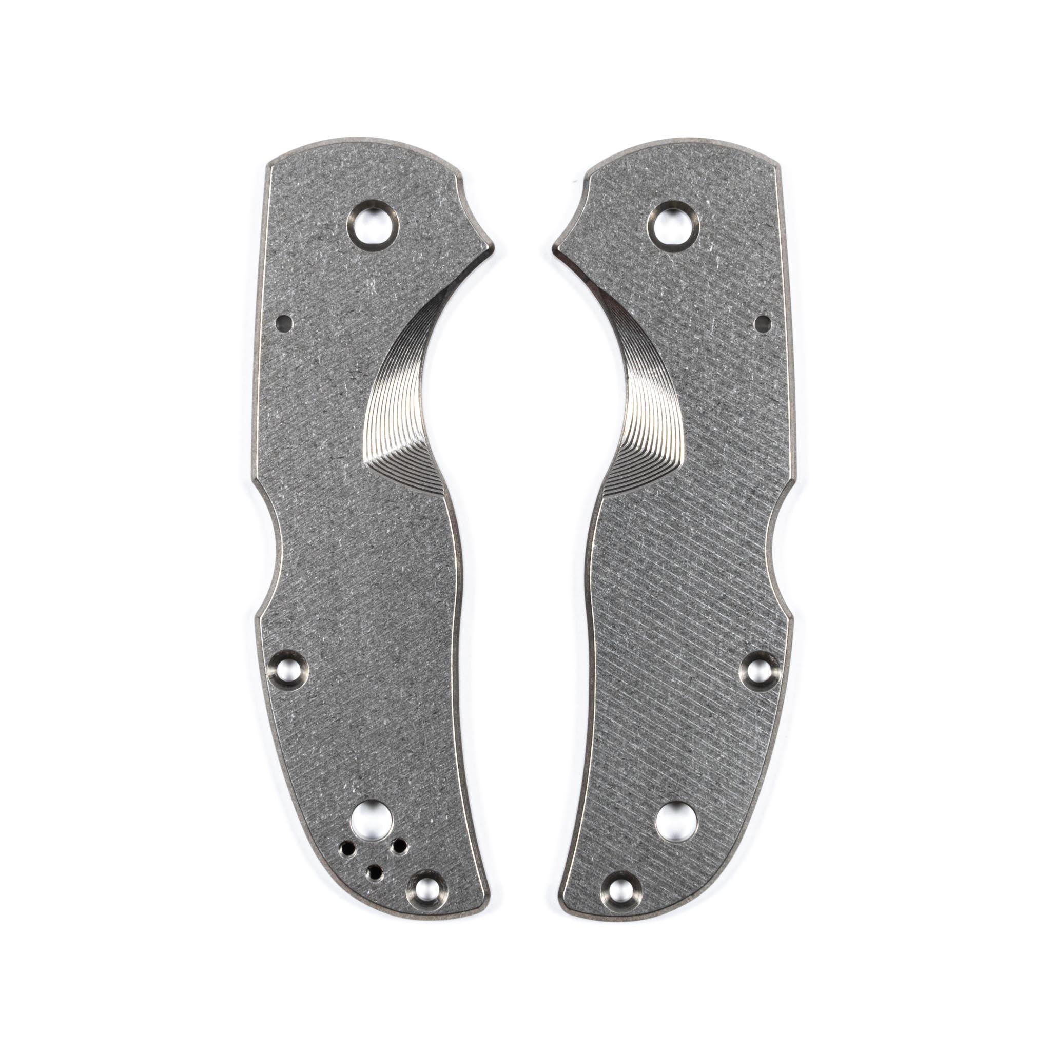 Spyderco Native 5 Titanium Featherweight Scale Sets – Ripp's Garage ...