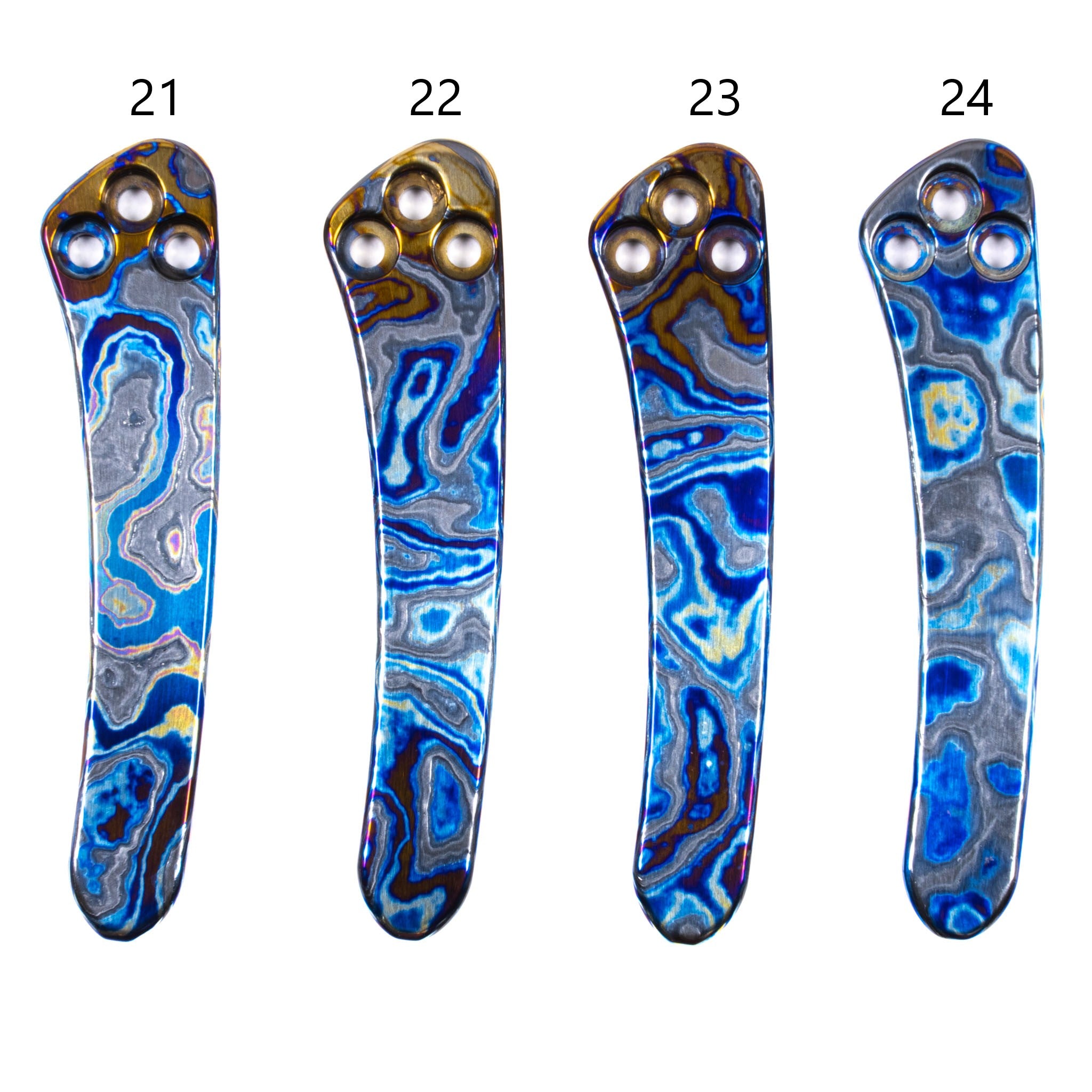 Spyderco Paramilitary 2 (PM2) Timascus POLISHED Clips – Ripp's Garage ...