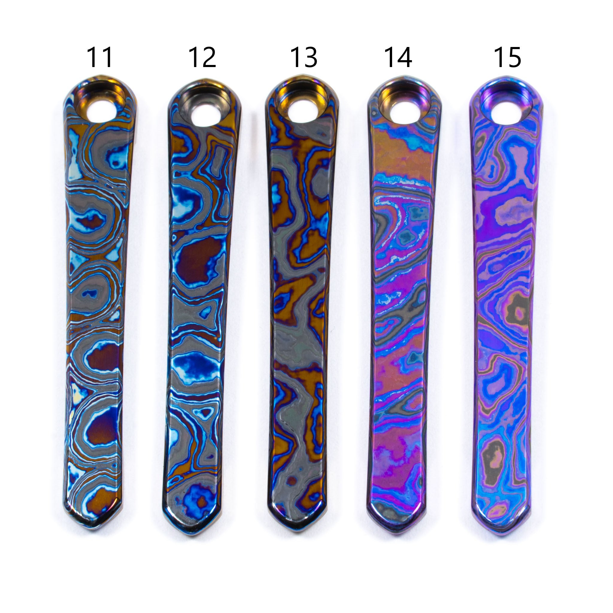 Chris Reeves Knives(CRK) Polished Timascus Pocket Clips 10-3-23 – Ripp ...