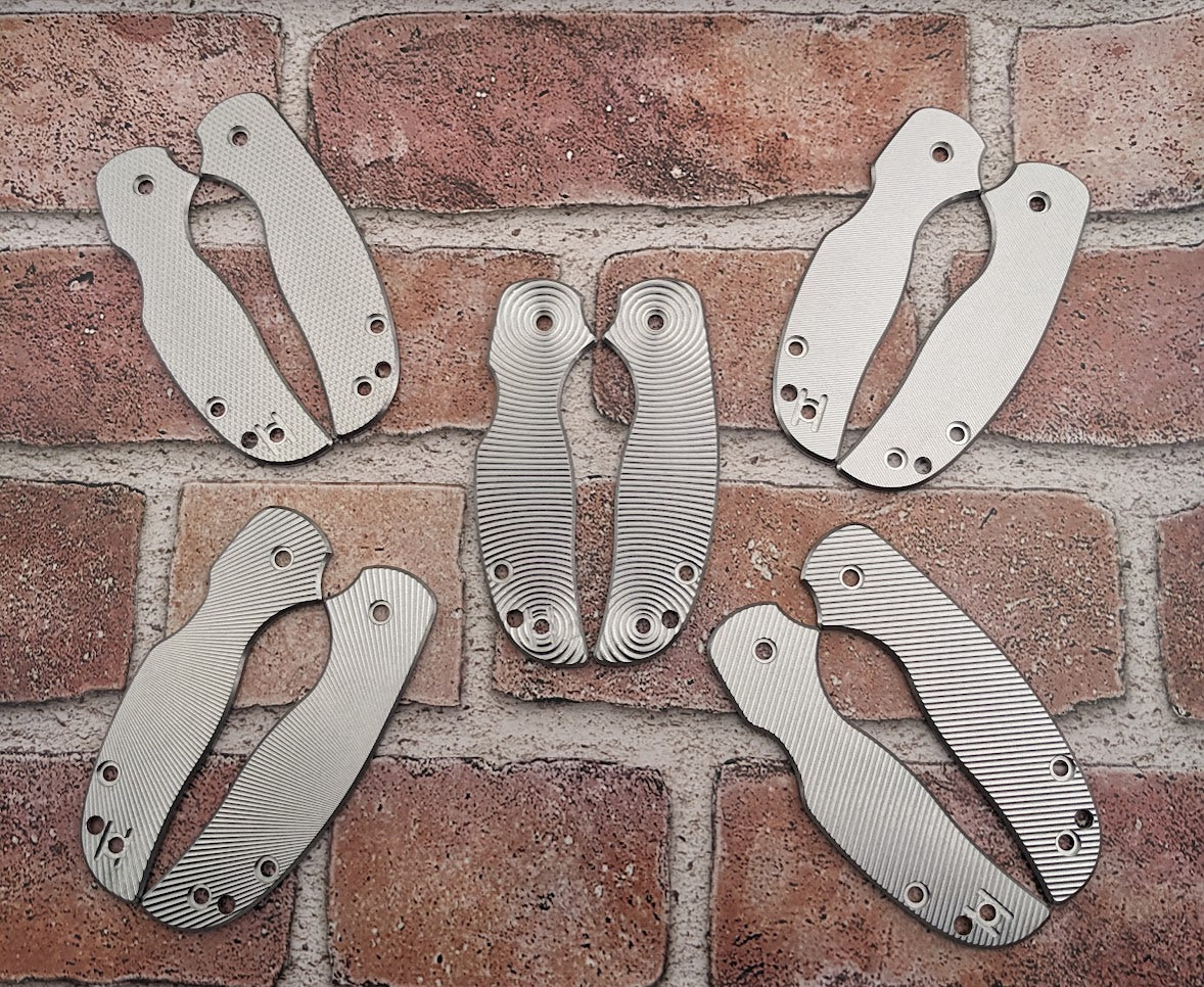 Spyderco Sage 5 Titanium Featherweight Scale Sets – Ripp's Garage Tech LLC