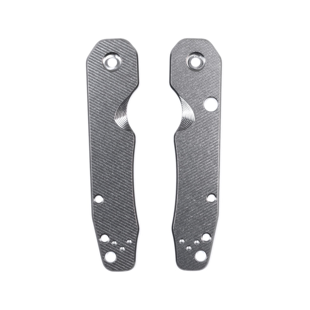 Spyderco Smock LARGE Pivot Titanium Featherweight Scale Sets – Ripp's ...